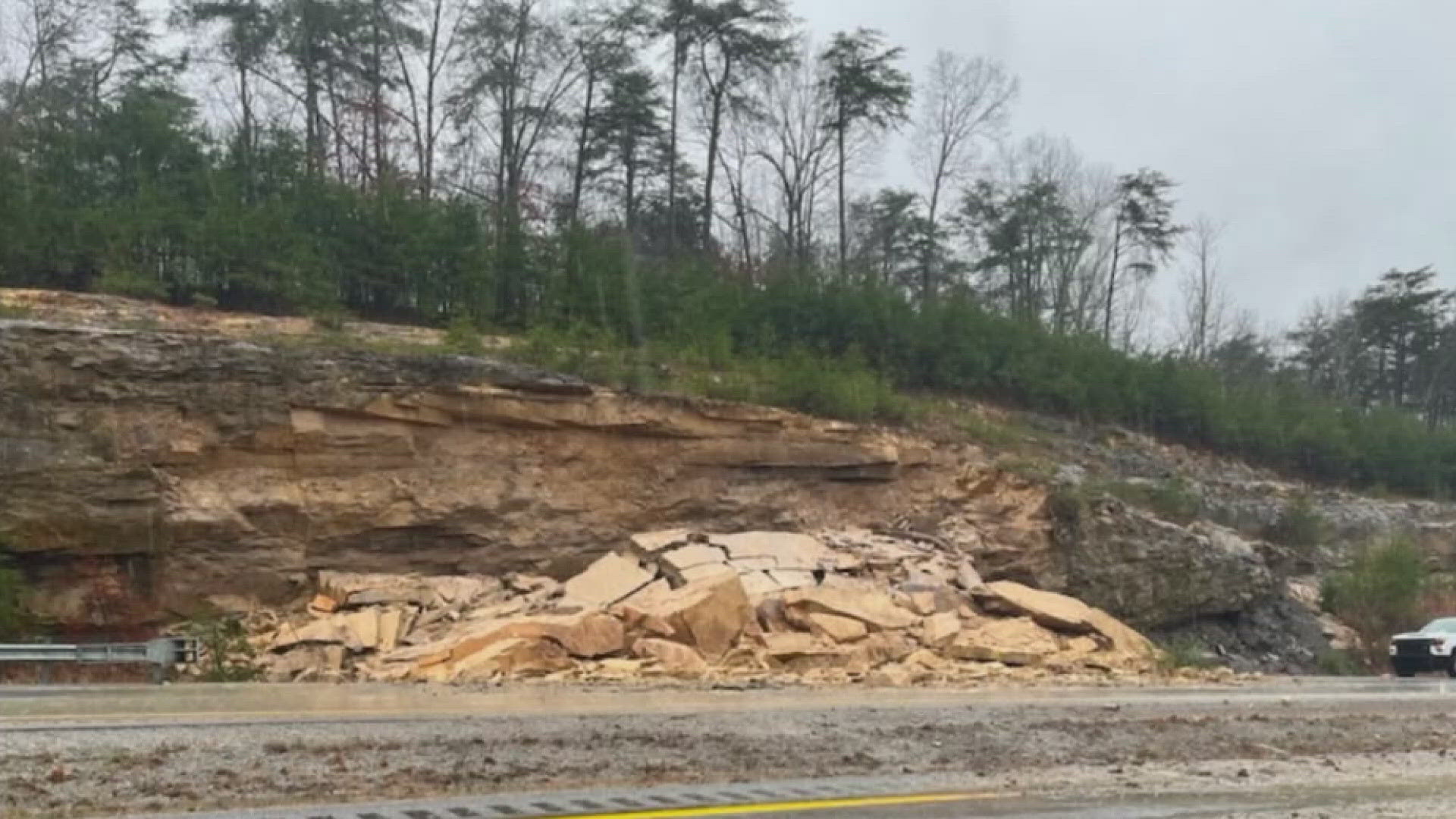 Roads in western and eastern Kentucky are closed due to rock and ...