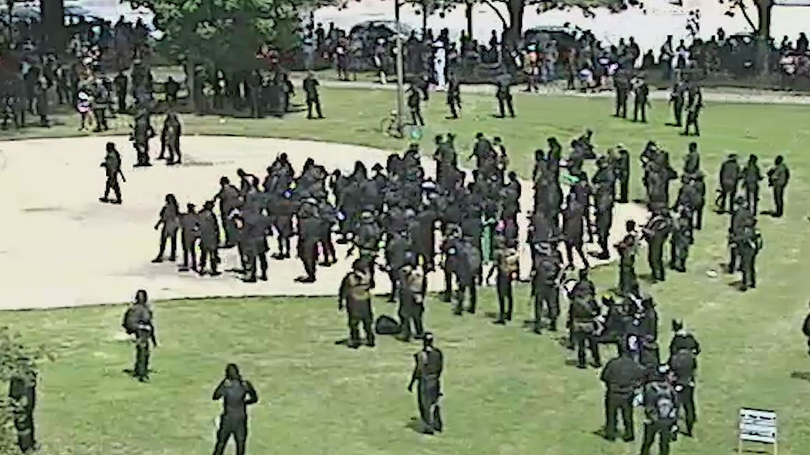 RAW: 3 injured when NFAC militia member gun discharges, LMPD says ...