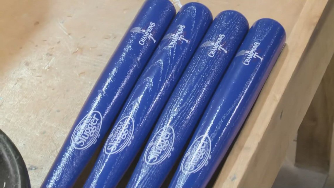 Louisville Slugger making commemorative Texas Rangers World Champion ...