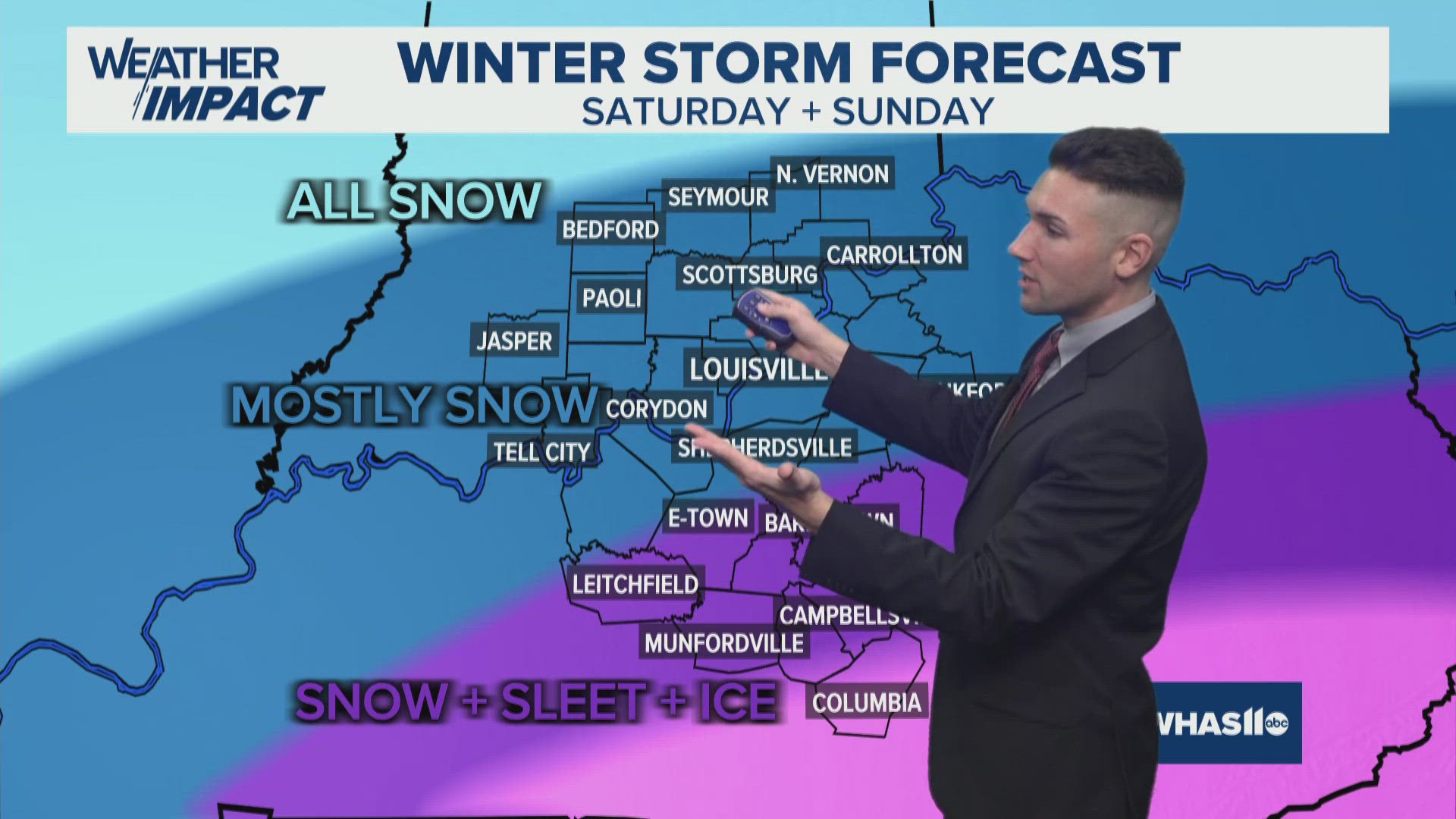Weekend winter storm approaches Kentucky, Indiana | Jan. 23, 2026 6 a.m ...