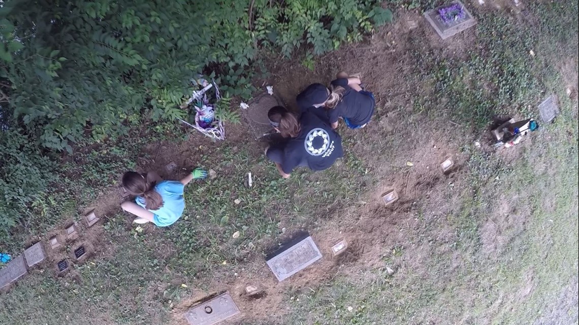 Graves of babies in Eastern Cemetery uncovered by 8th graders | whas11.com