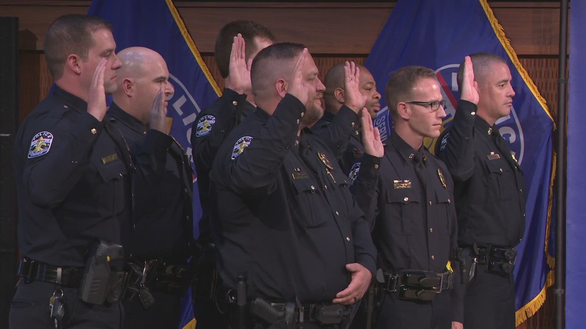 LMPD chief, mayor promote 26 officers within police department | whas11.com