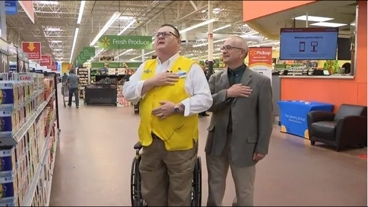 Chardon Walmart greeter serenades veterans, customers sing HIS praises ...