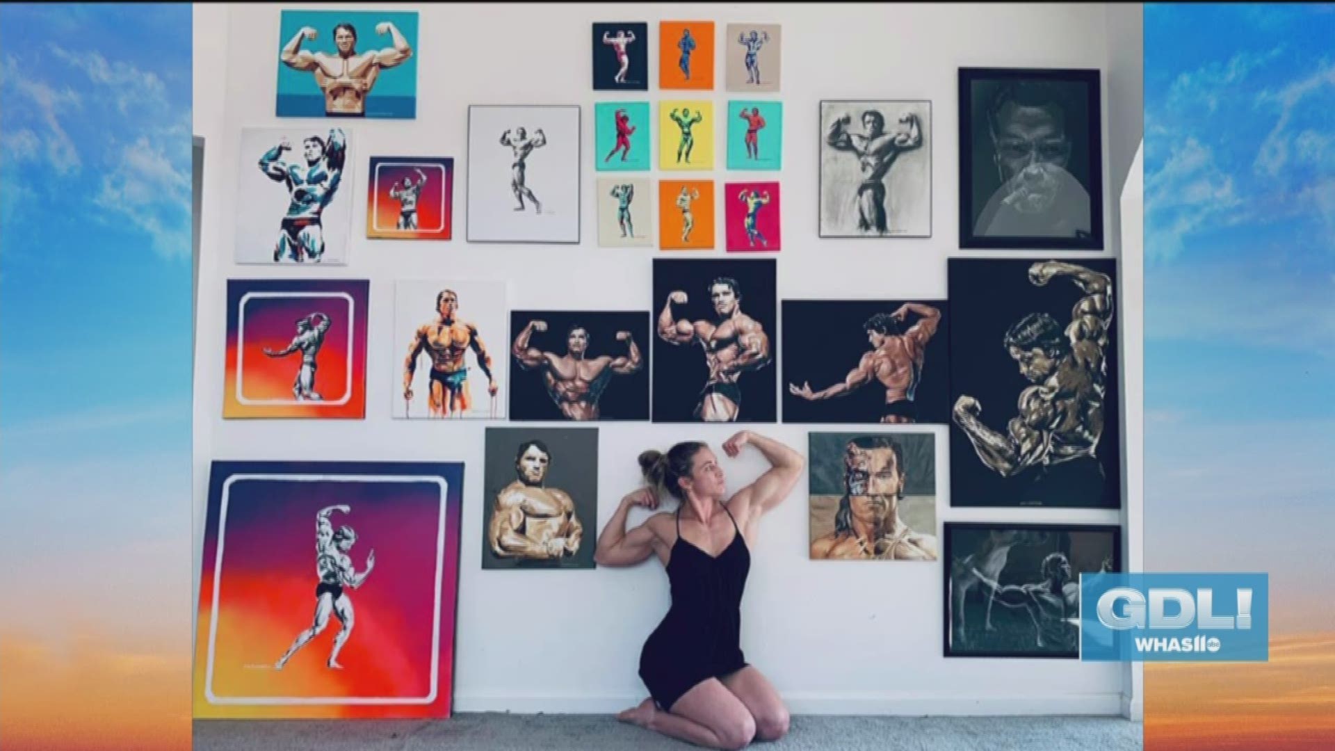 Bodybuilder artist shares talents at Schwarzenegger Sports Fest ...