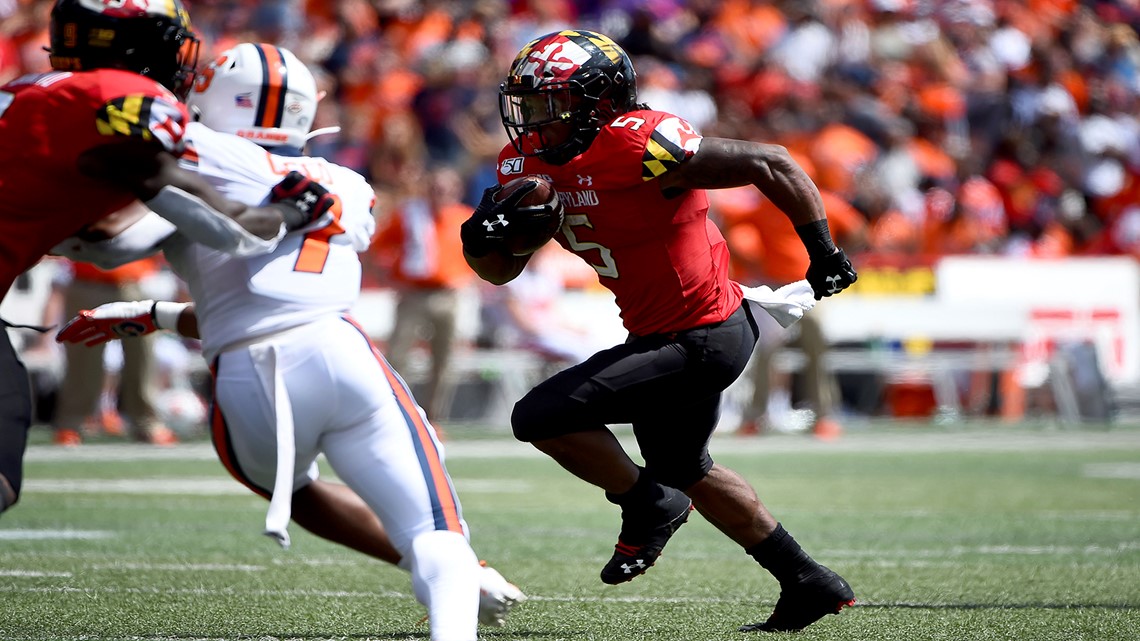 Jackson sharp as Maryland blows out No. 21 Syracuse 63-20 | whas11.com