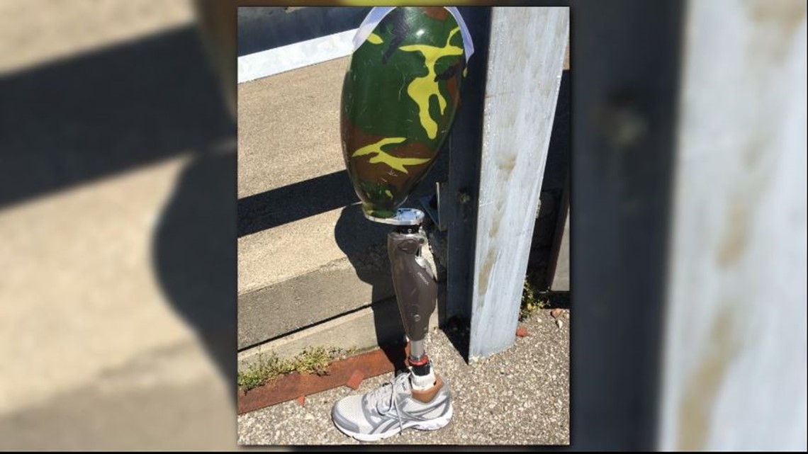 LMPD locates owner of once-lost prosthetic leg | whas11.com