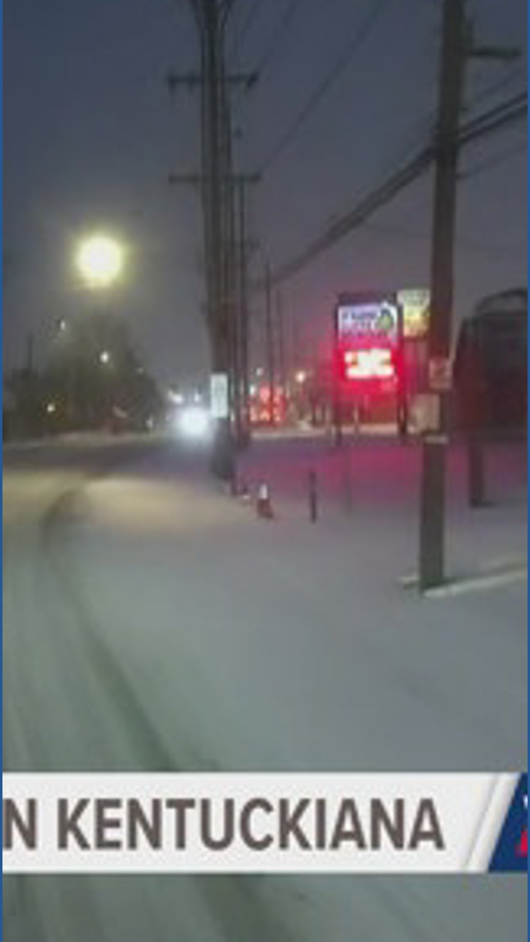 Bardstown Road in Louisville partially covered by snow | whas11.com