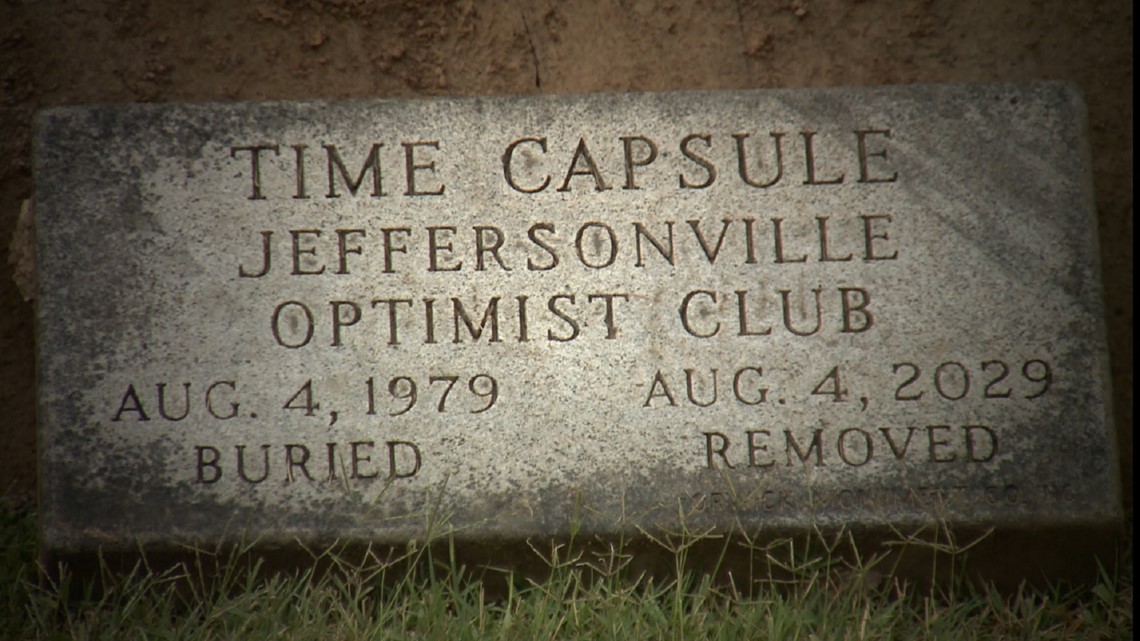 Time capsule buried 40 years ago in Jeffersonville unearthed 10 years ...