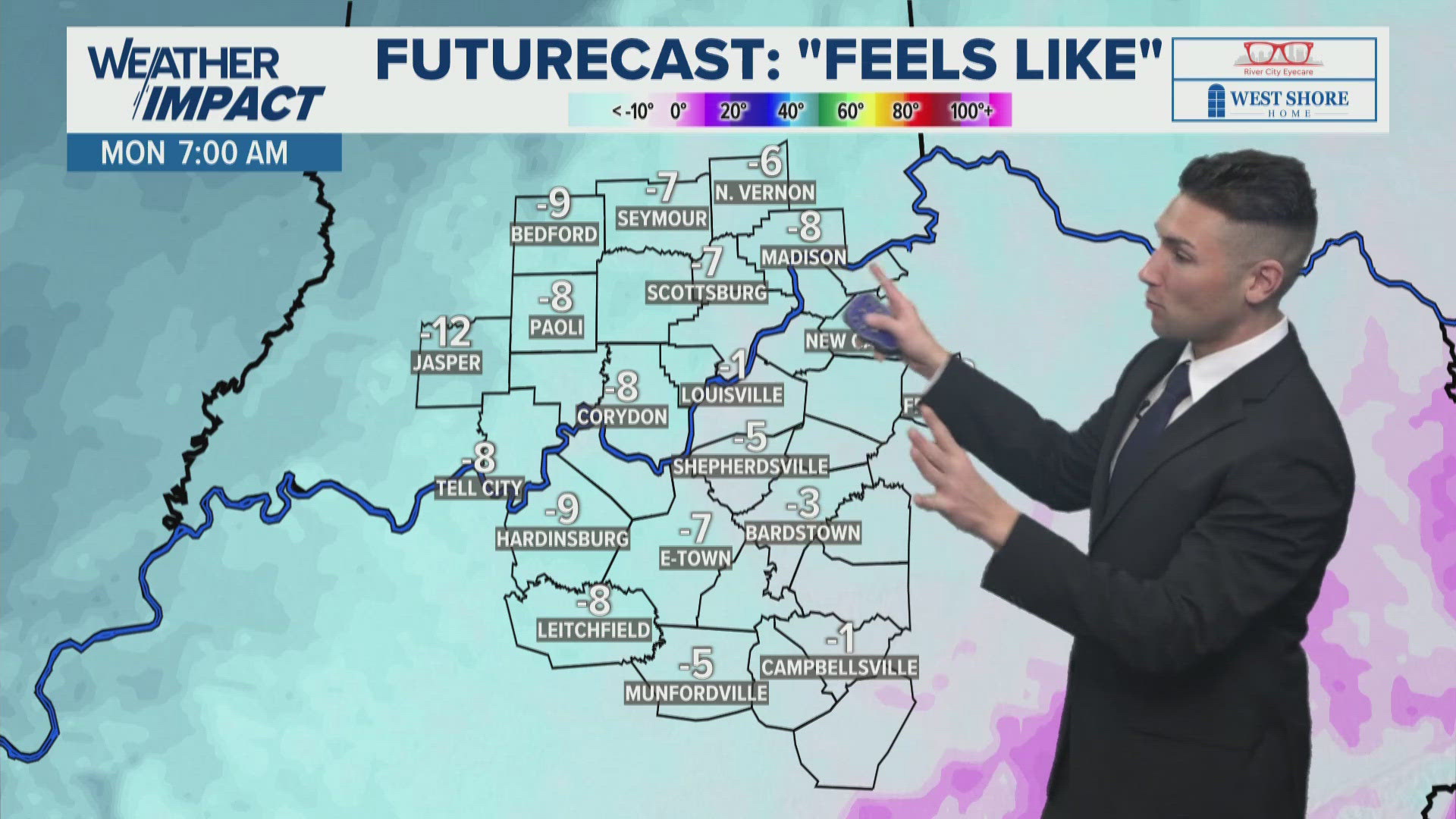 Dangerously cold temperatures hit Kentucky, Indiana | Jan. 26, 2026 6 a ...