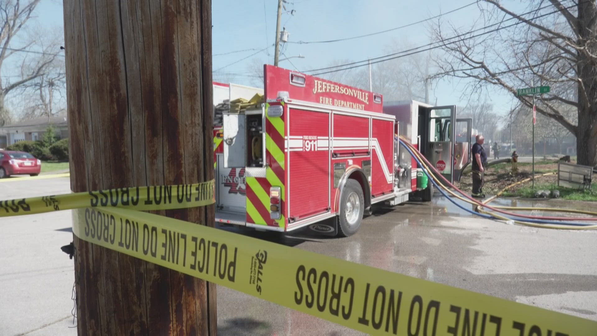 Jeffersonville home damaged by leaf-burning fire, pets rescued | whas11.com