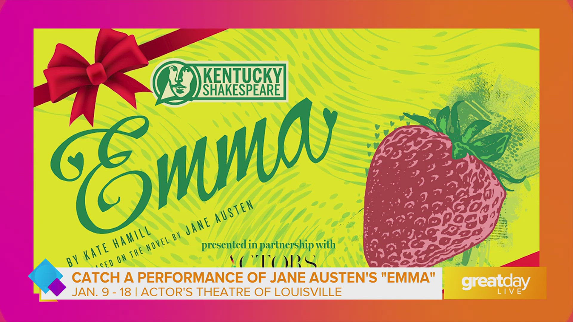 GDL: Watch Kentucky Shakespeare's Production of "Emma" this January ...