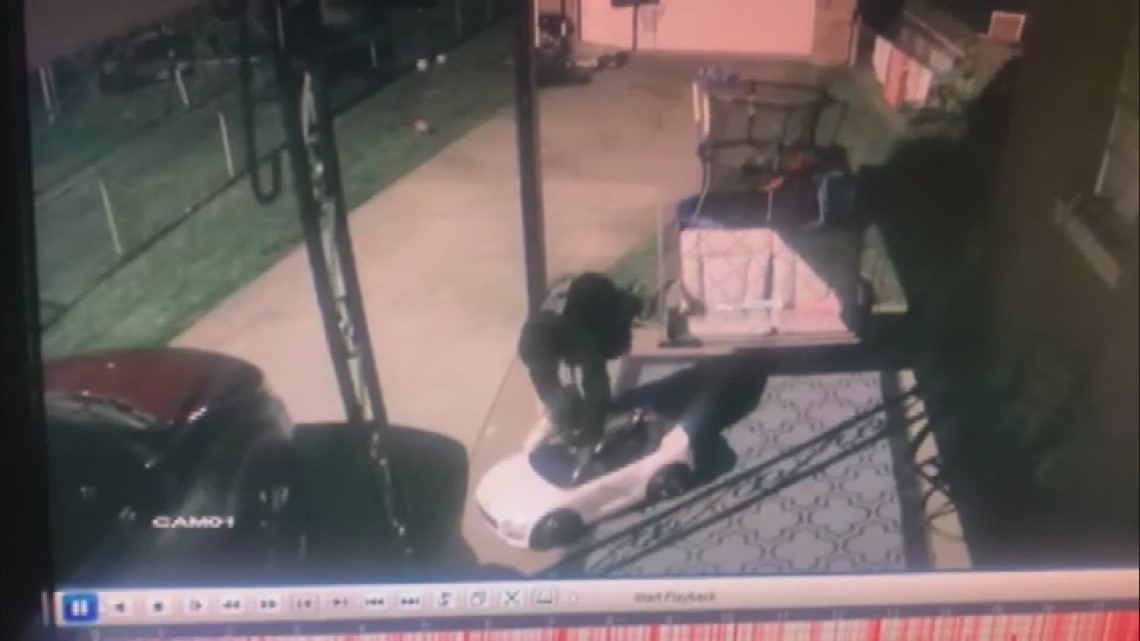 Thief caught on camera stealing child's toy in Okolona | whas11.com