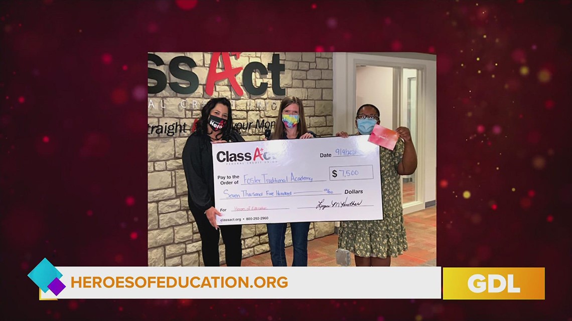 Foster Traditional Academy awarded $7,500 as 'Heroes of Education ...