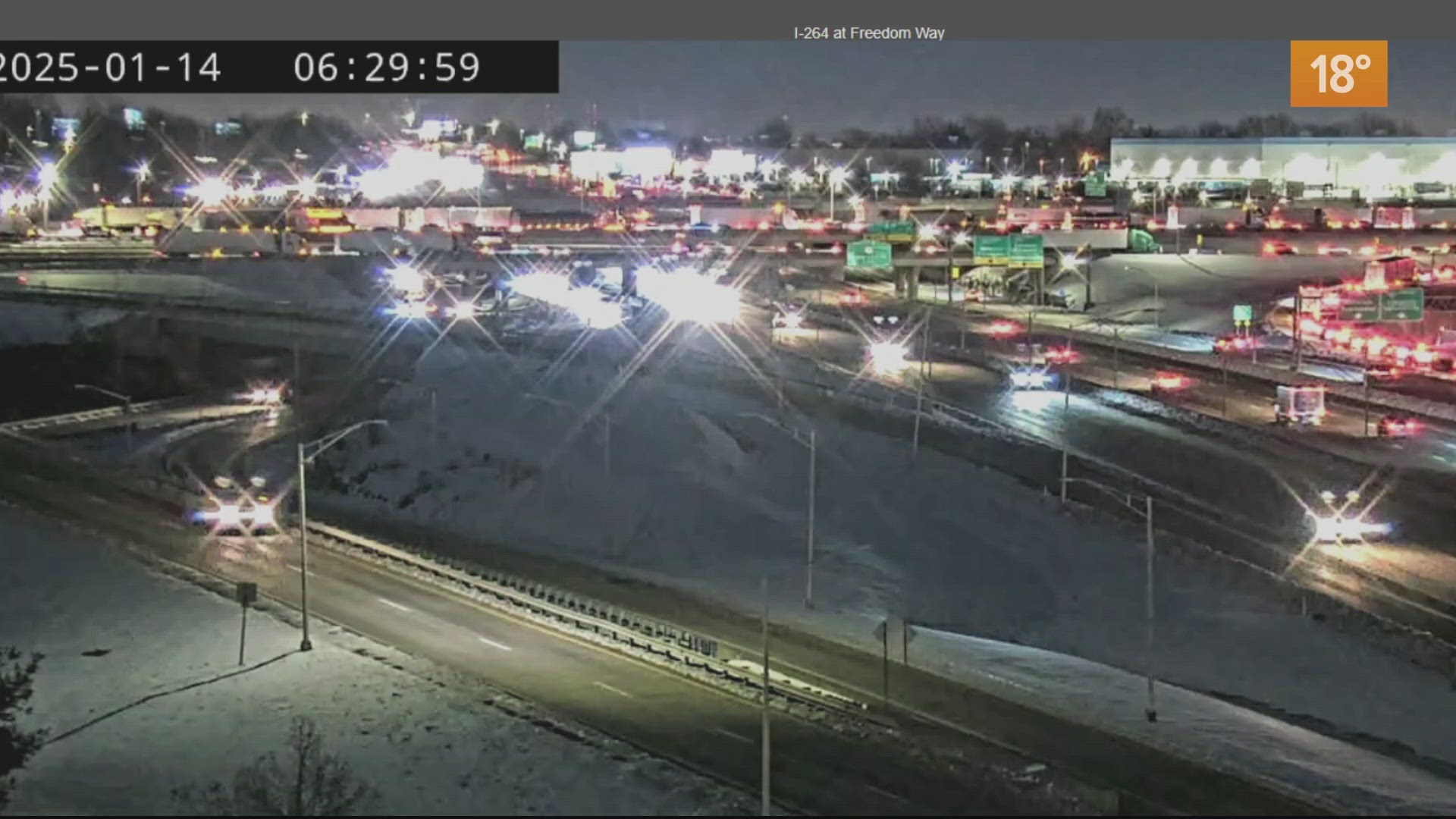 I-65 South shutdown near Louisville Airport due to fatal multi-vehicle crash | whas11.com