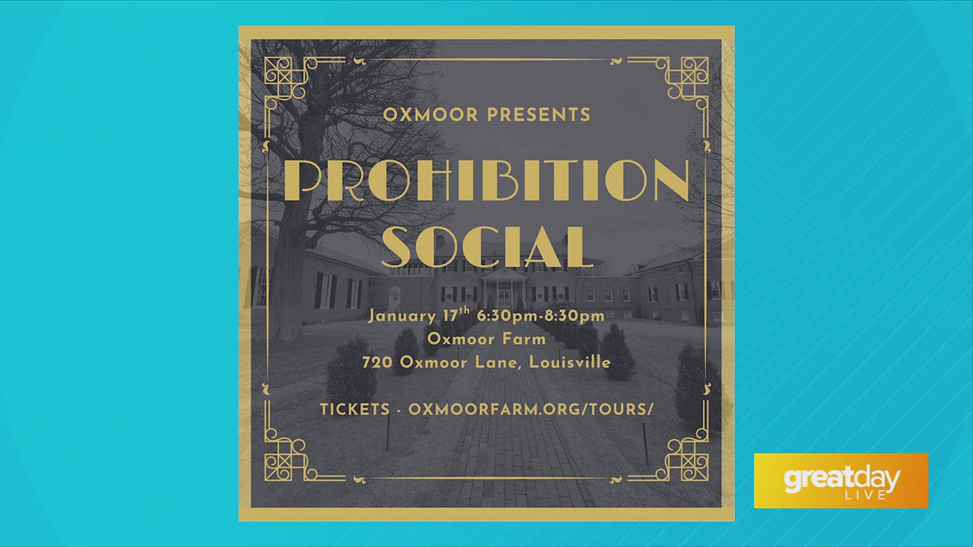 GDL: Attend the Prohibition Social at Oxmoor Farm | whas11.com