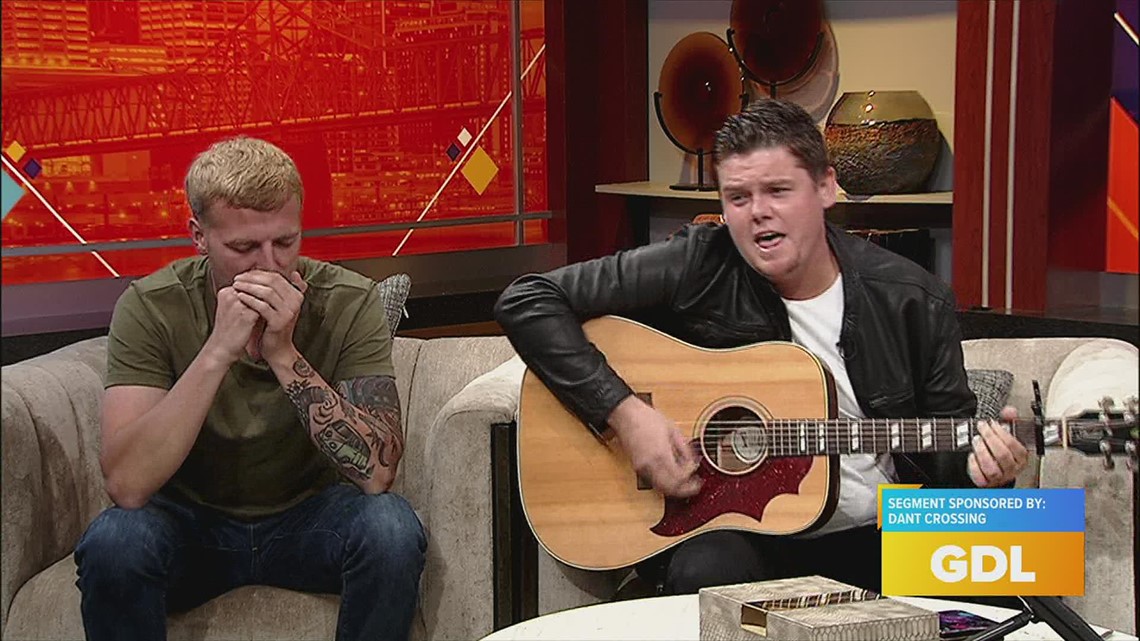 Kentucky musicians Dustin Collins and Kaleb Cecil on Great Day Live ...