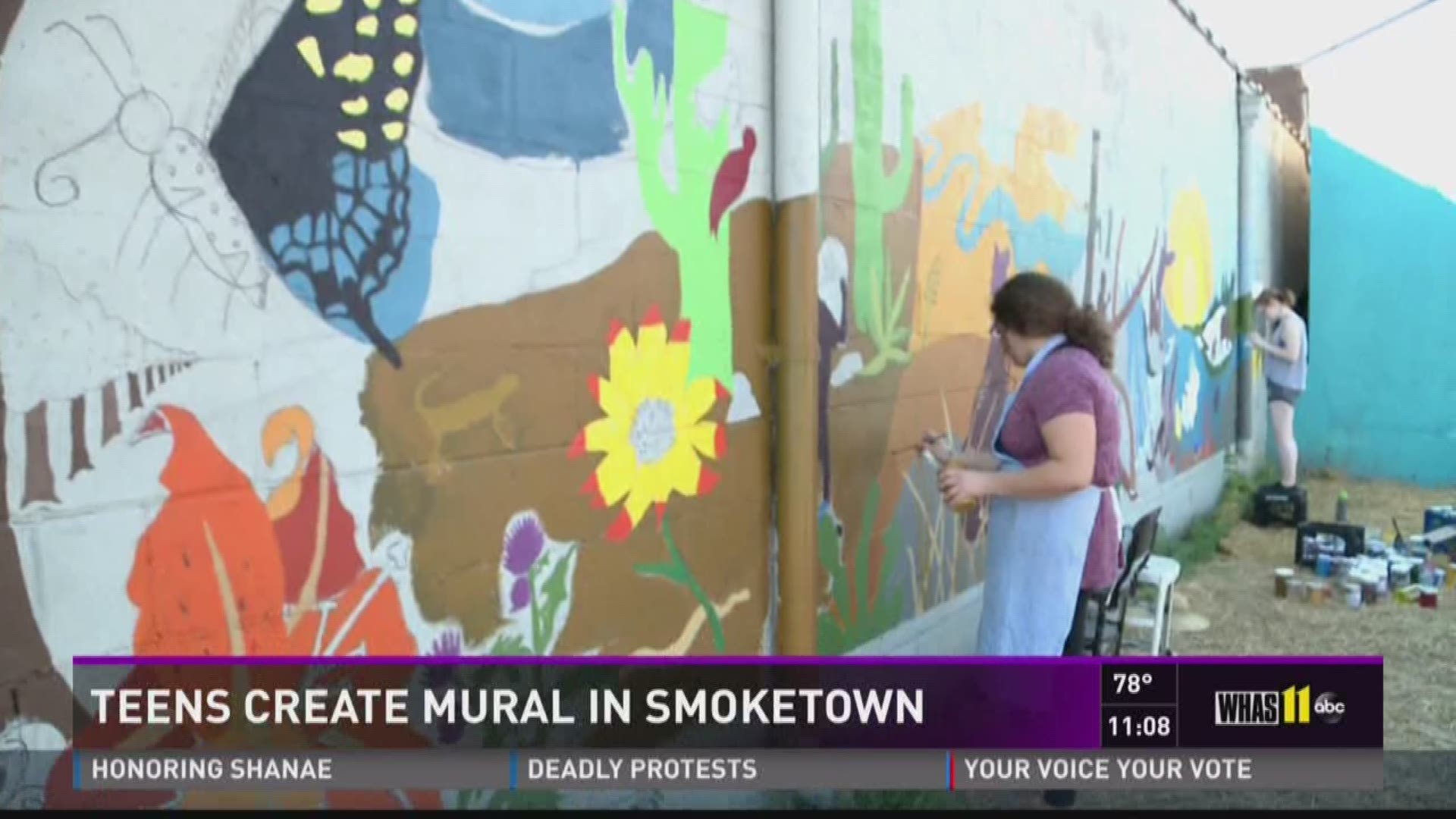 Teens painting a brighter future for their community | whas11.com