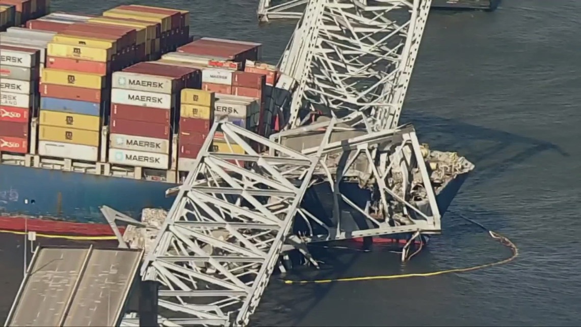 New details emerge of Baltimore bridge collapse as engineers prepare to ...