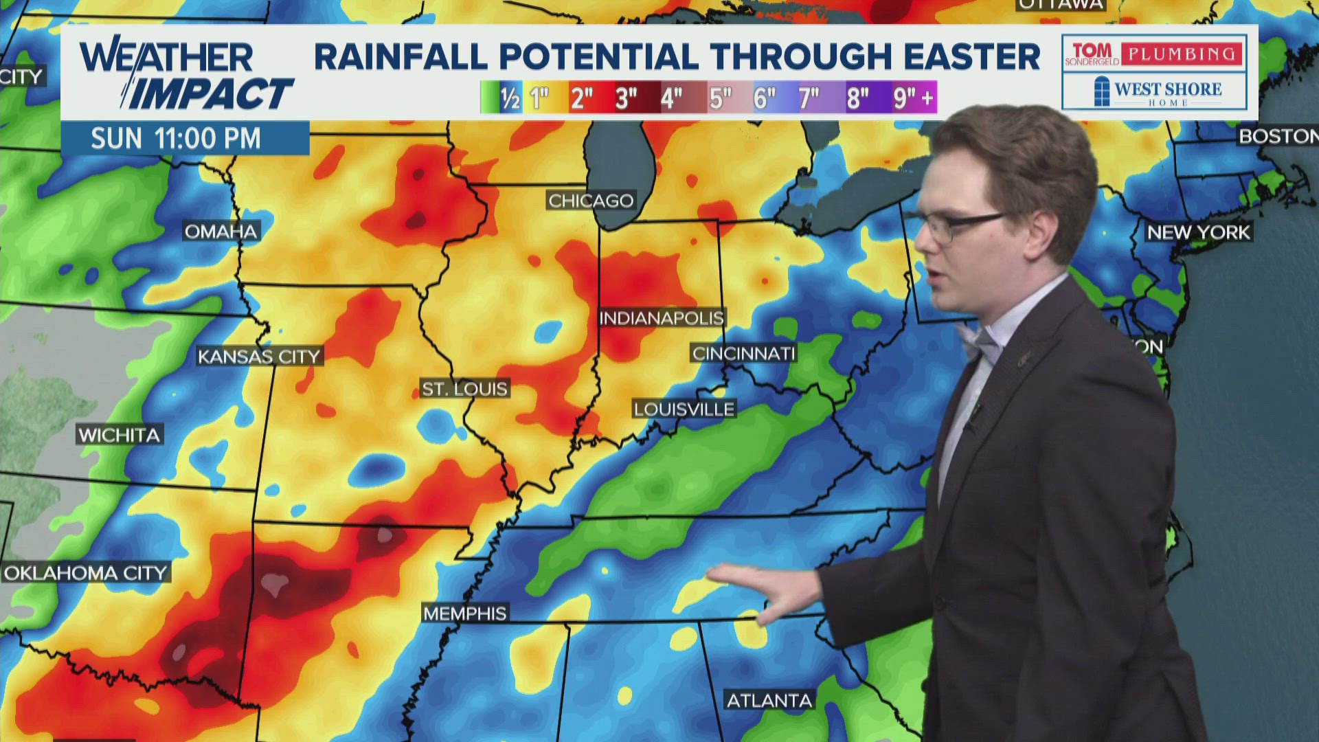 More rain through the weekend | April 1, 2026 #WHAS11 11 p.m. weather ...
