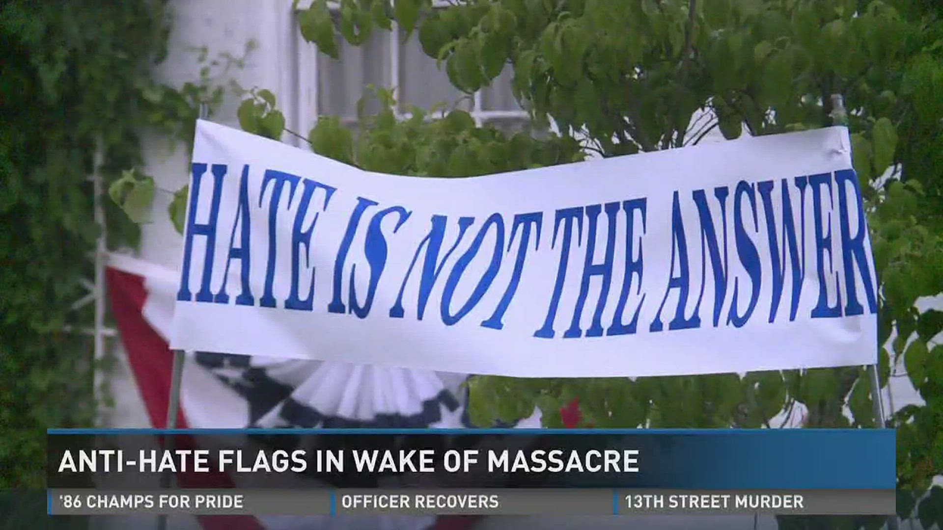 Anti-hate flags planted in J-town to support Orlando massacre victims ...