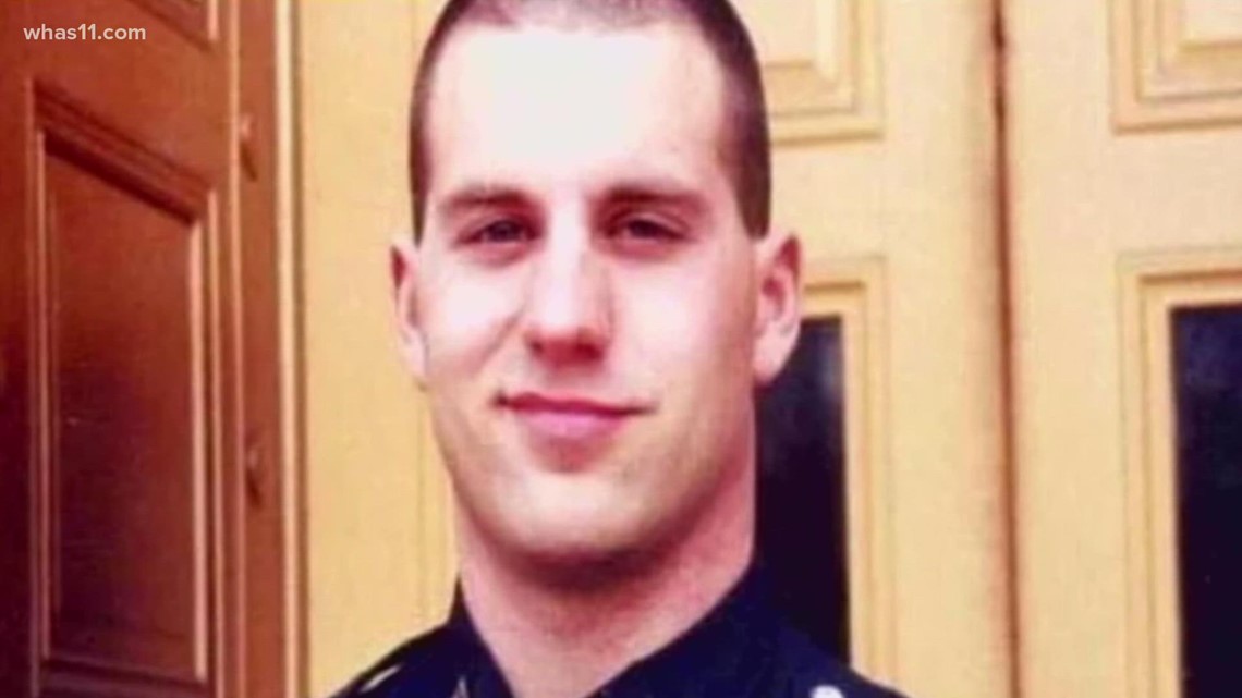 Louisville police officer killed in the line of duty honored with ...