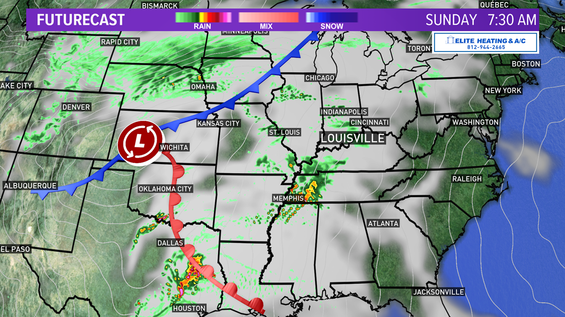 Showers Easter Sunday with a chance for severe storms Sunday night ...