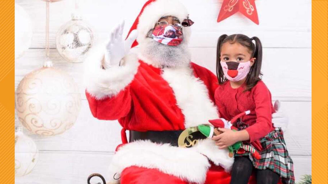 Santa George is Louisville girl's favorite because he's brown | whas11.com