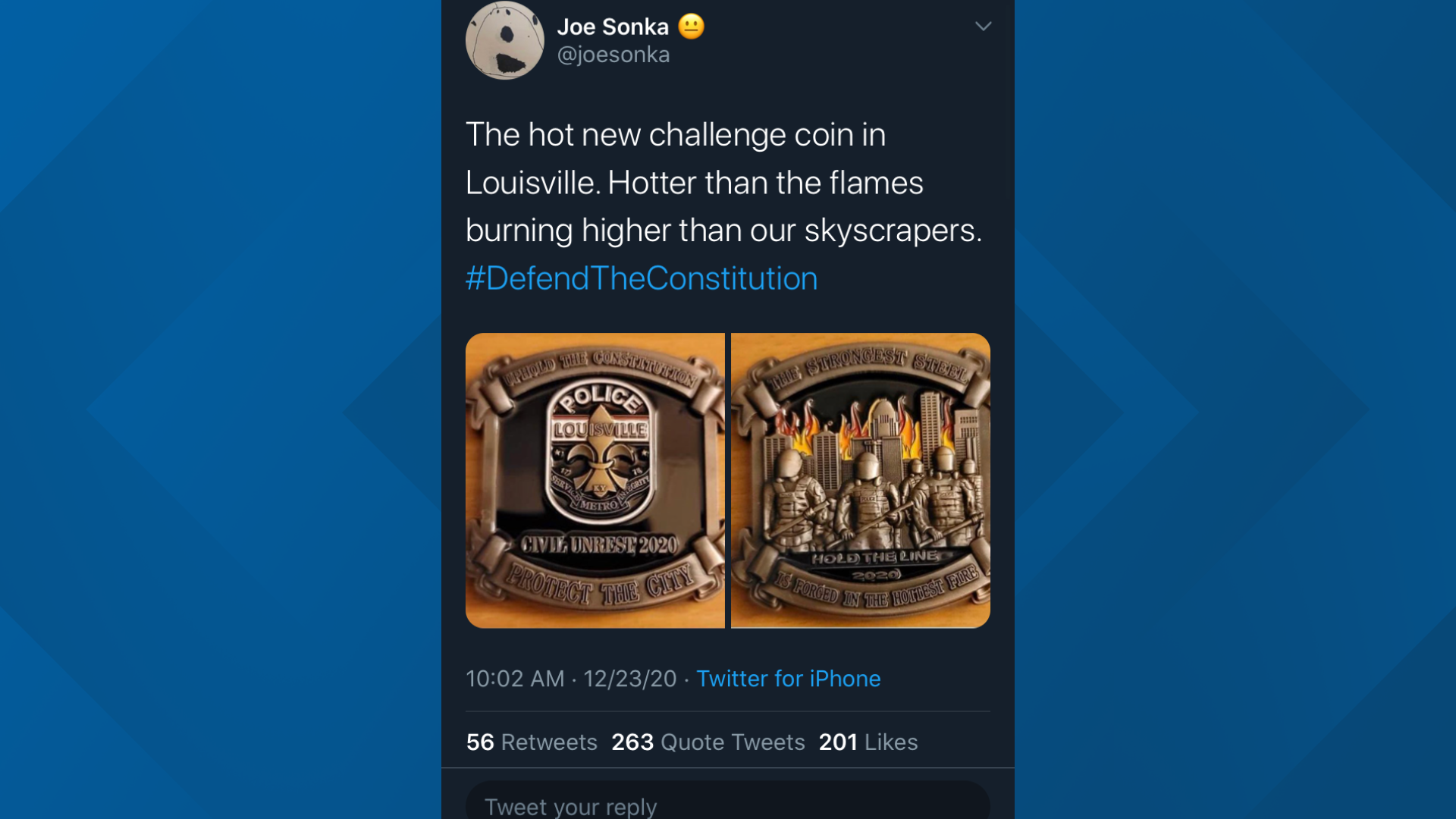 Challenge coin sparks outrage, backlash in Louisville | whas11.com