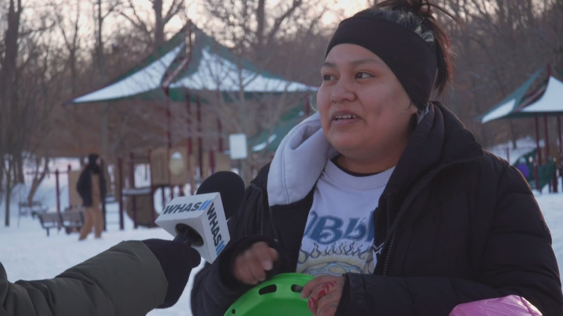 JCPS students enjoy snow day as NTI continues | whas11.com