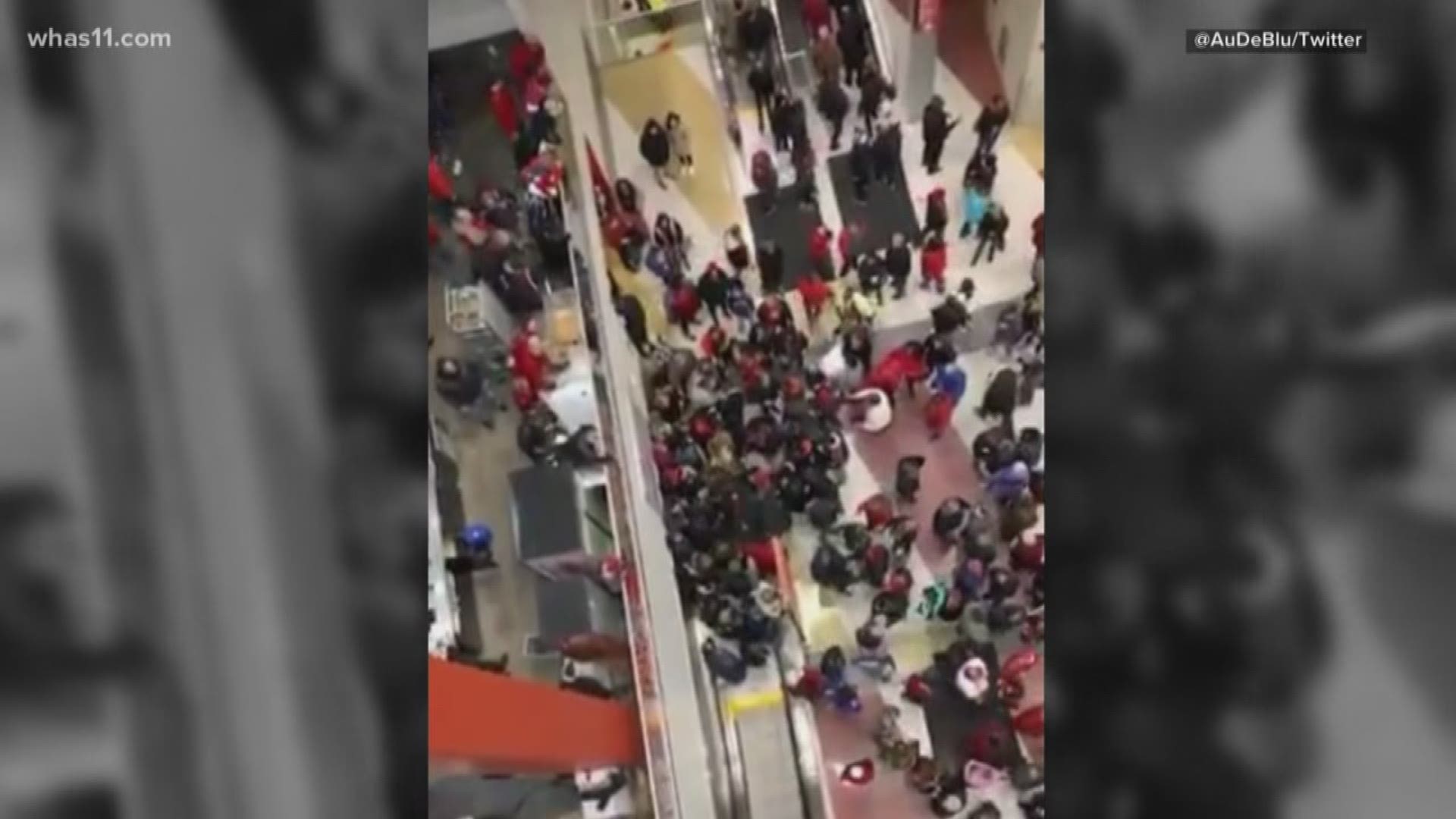 Woman sues KFC Yum! Center over escalator malfunction | whas11.com