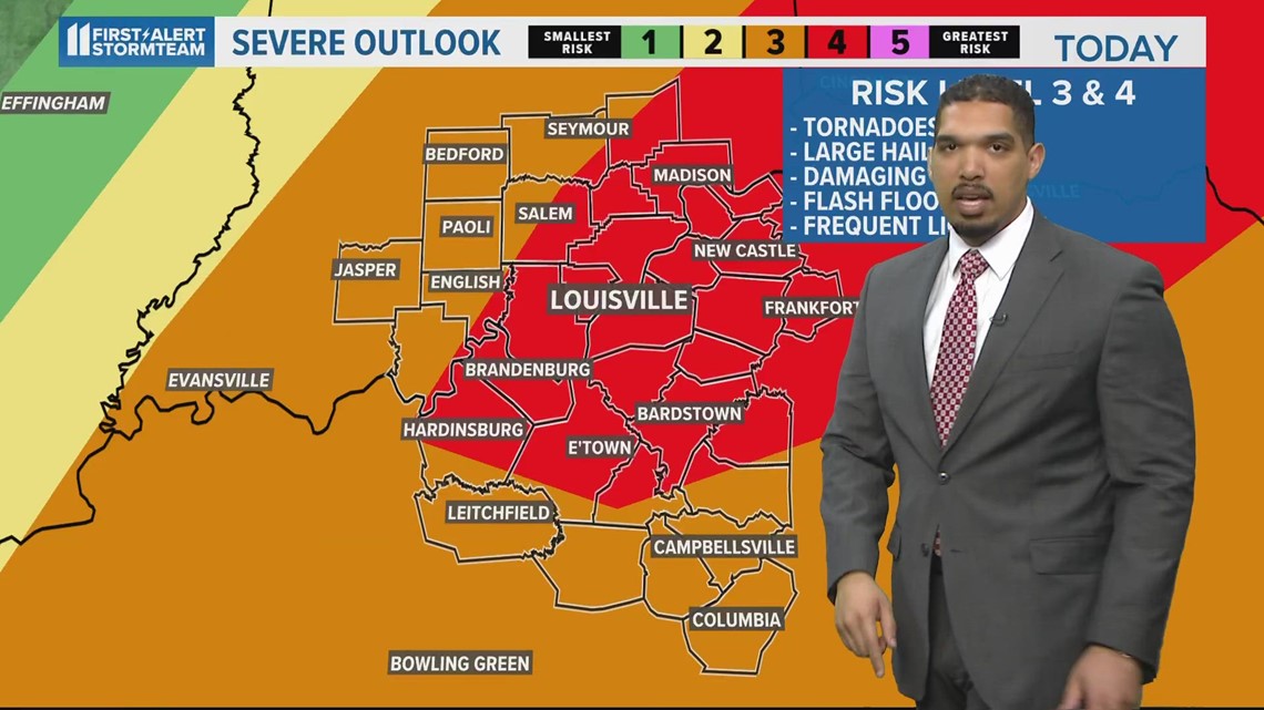 Tracking another round of severe weather in Louisville area | WHAS11 ...