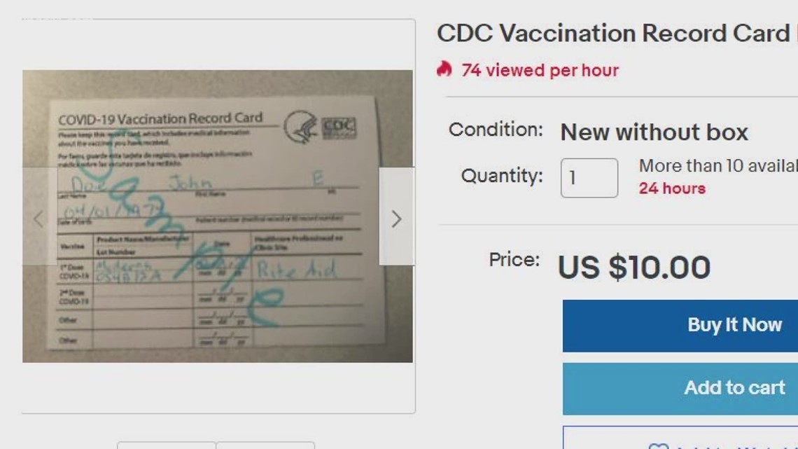 FOCUS: Fake vaccine cards sold online | whas11.com