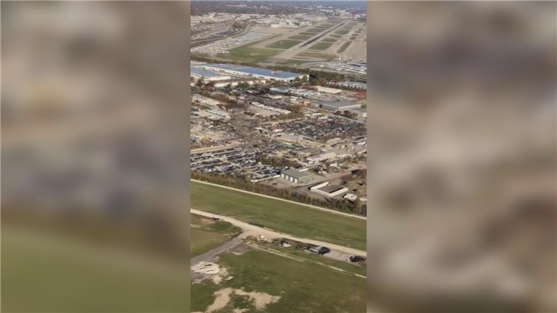 New aerial video shows UPS plane crash site in Louisville | whas11.com