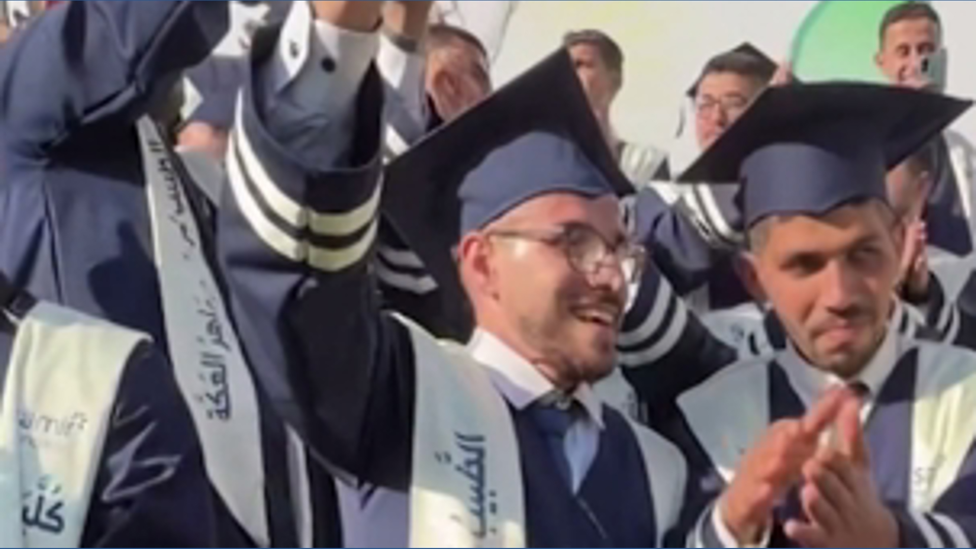 Gaza Medical students graduate despite two years of war | whas11.com