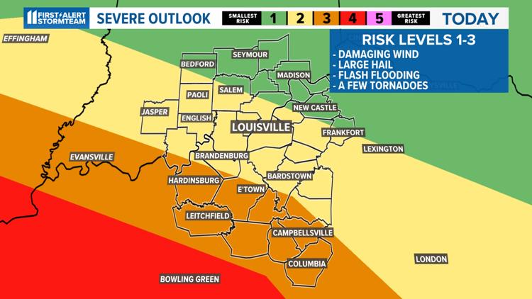 Active severe weather watches, warnings for Kentucky and Indiana ...