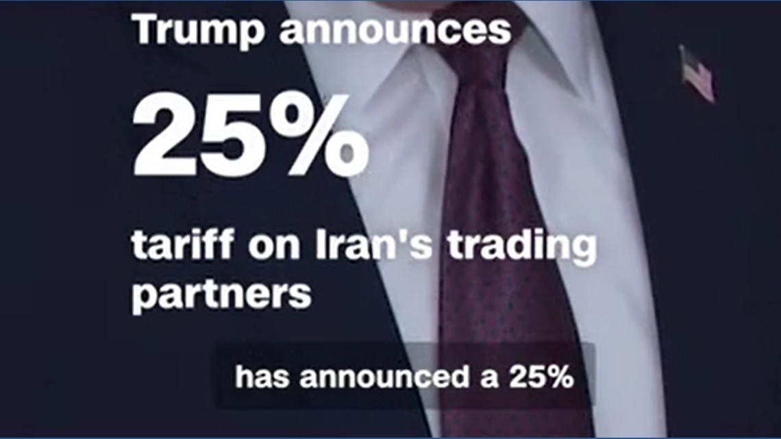 Trump announces tariffs on Iran's trading partners | whas11.com
