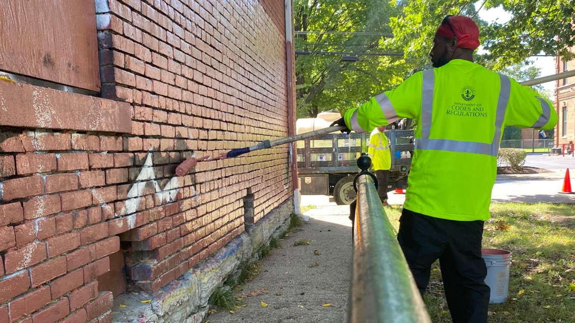 Our Place in Ben Washer Park vandalized over the weekend | whas11.com
