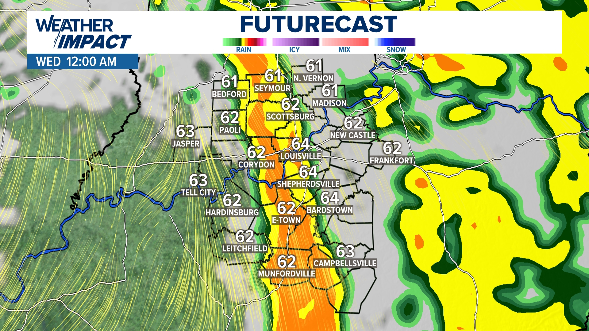Strong storm system heading to Kentucky, Indiana | whas11.com