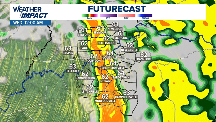 Strong storm system heading to Kentucky, Indiana | whas11.com