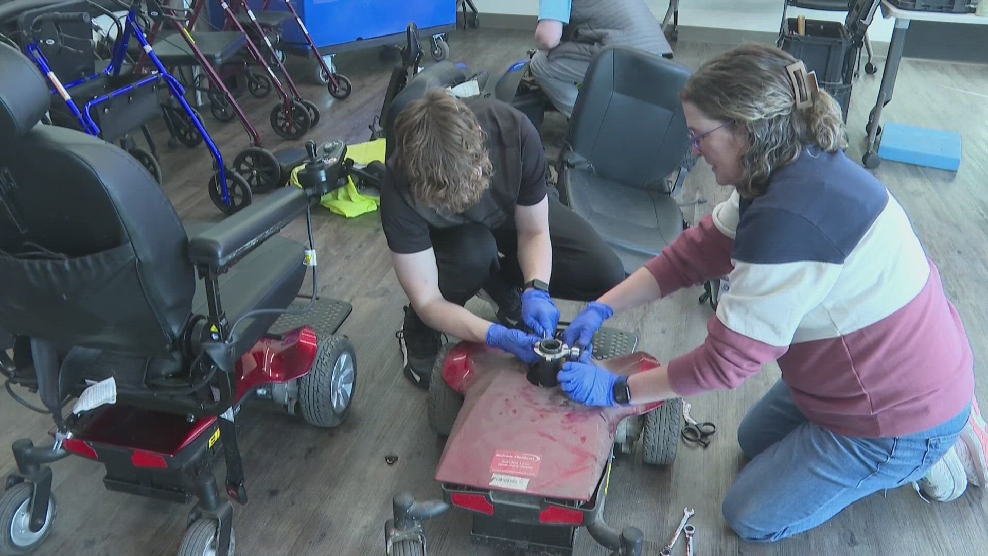 Free wheelchair repair clinic held in west Louisville | whas11.com
