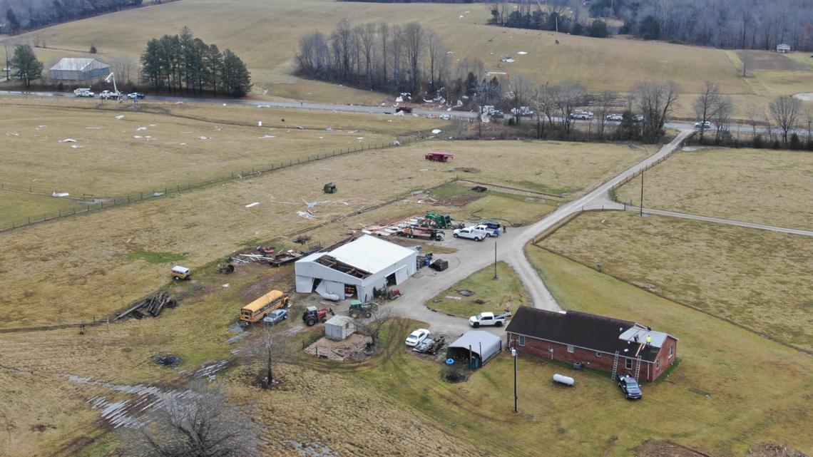 NWS: Preliminary EF-1 tornado hit Hart County, damage survey ongoing ...
