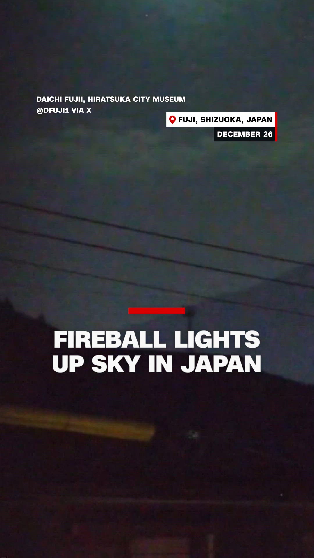 FIREBALL LIGHTS UP SKY IN JAPAN | whas11.com