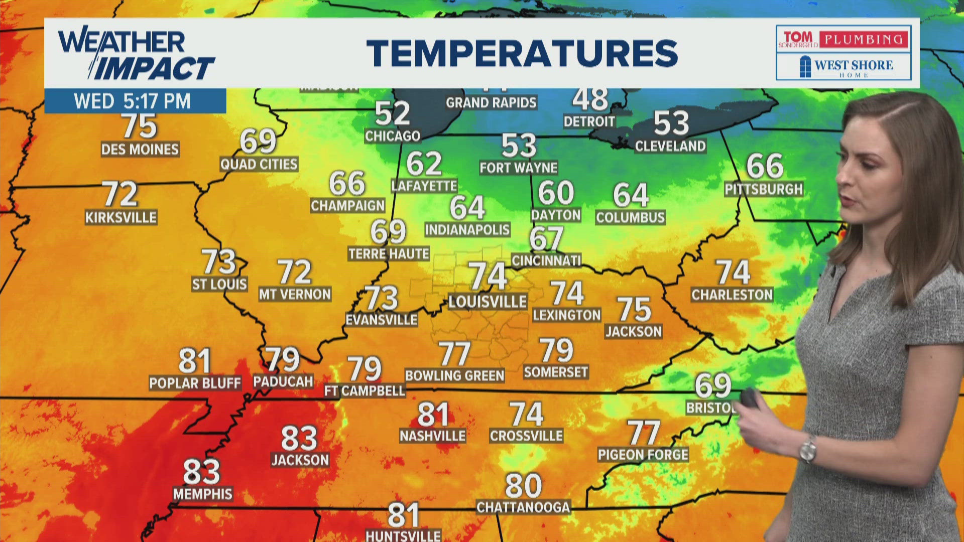 Quiet and cool Wednesday night | May 13, 2026 5 p.m. weather | whas11.com