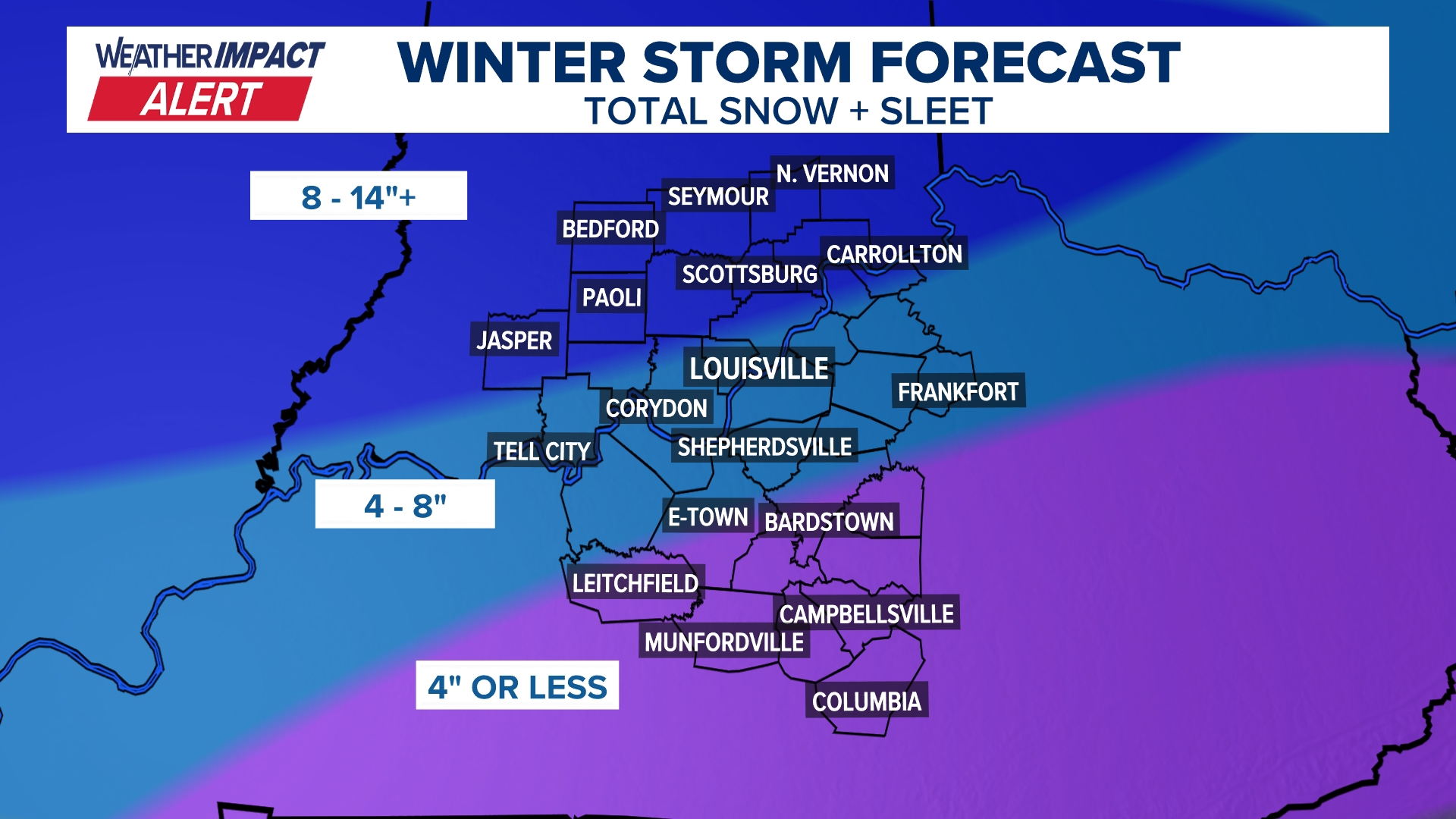 LIVE RADAR: Track snow storm in Kentucky and southern Indiana | whas11.com