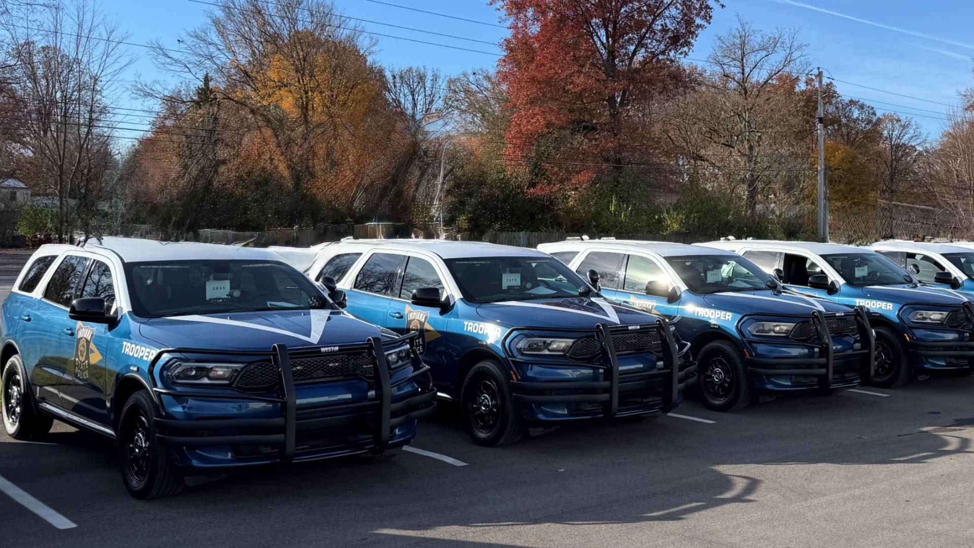 'New cars, new era': Indiana State Police unveils fleet of Dodge ...