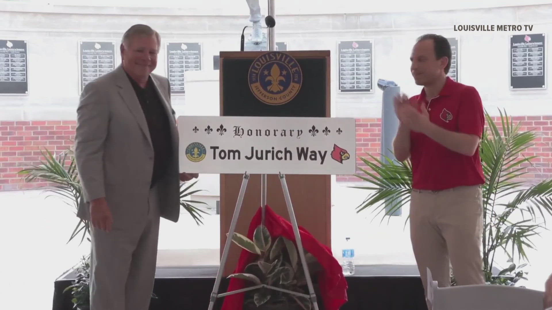 Former UofL AD Tom Jurich honored with Louisville street dedication ...
