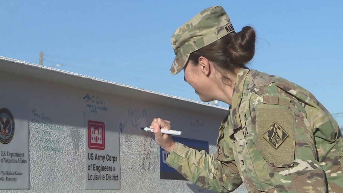 Crews have 'topping out' ceremony at Louisville VA Medical Center ...