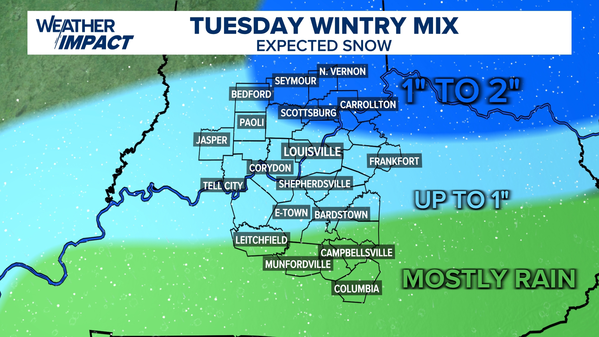 Wintry mix headed to Kentucky, Indiana; messy commute expected | whas11.com
