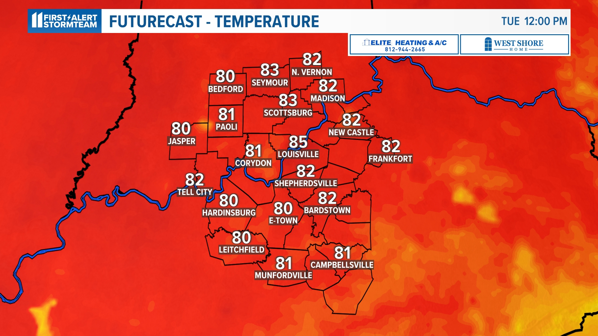 WHAS11 meteorologists tracking the hottest stretch of the year | whas11.com