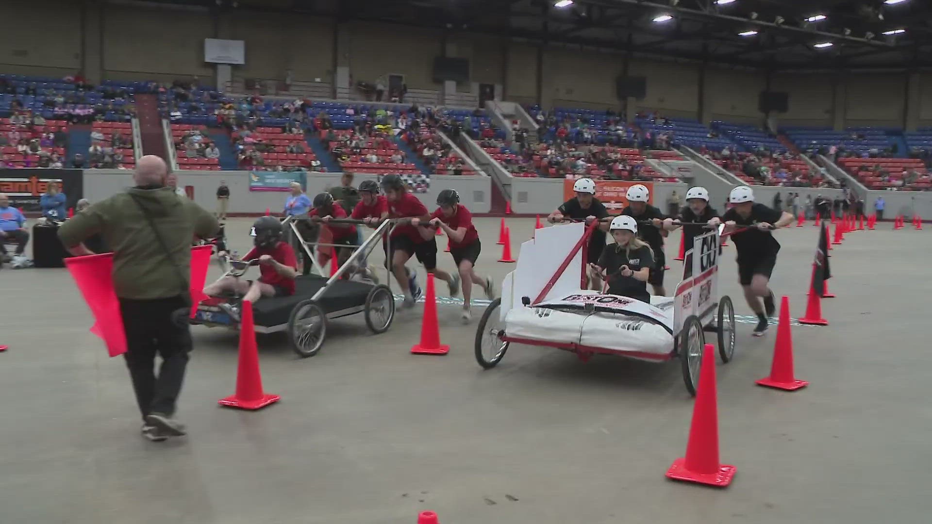 The Great Bed Races take off as community celebrates Derby Festival ...